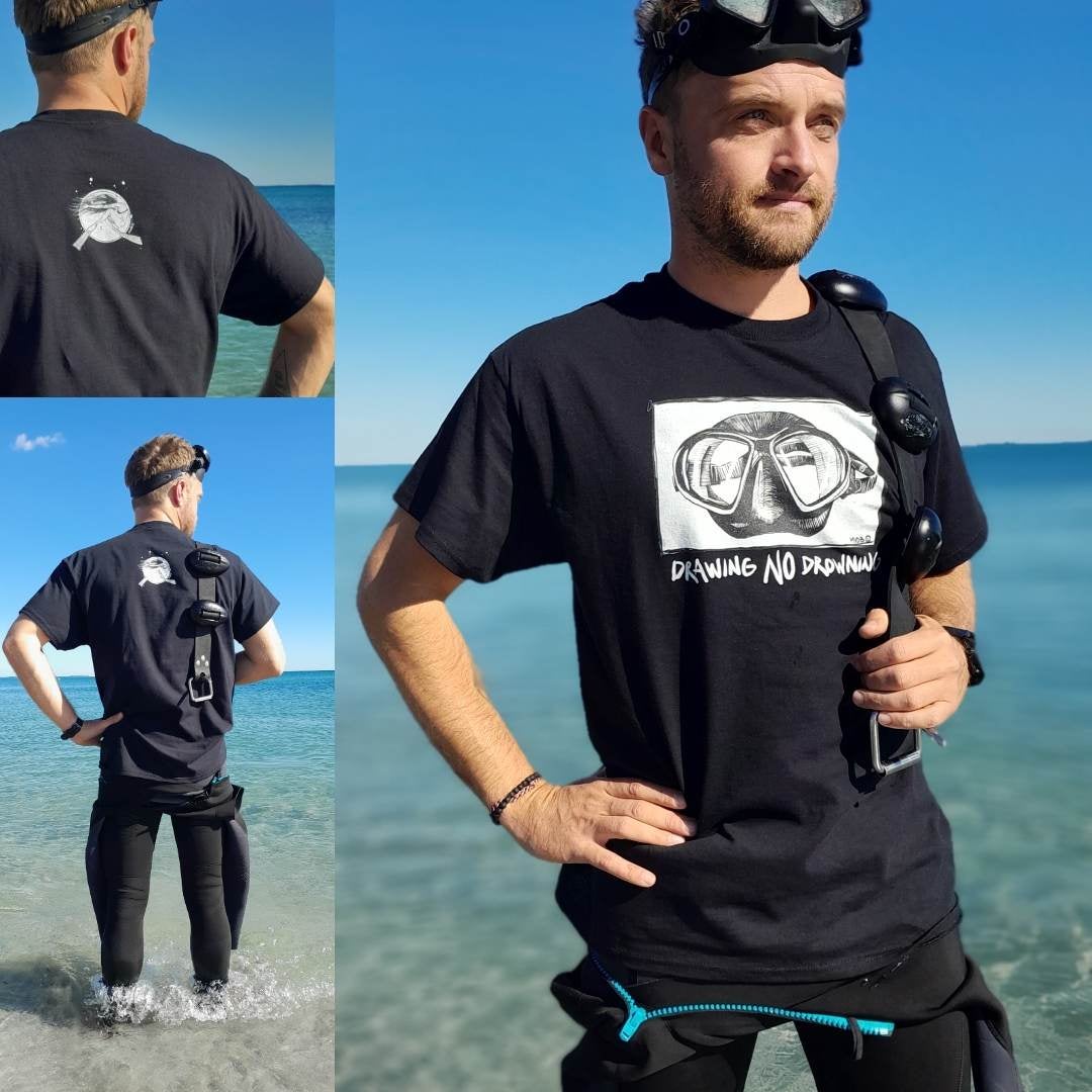 Drawing NO Drowning - Regular T-shirt | drawing NO drowning